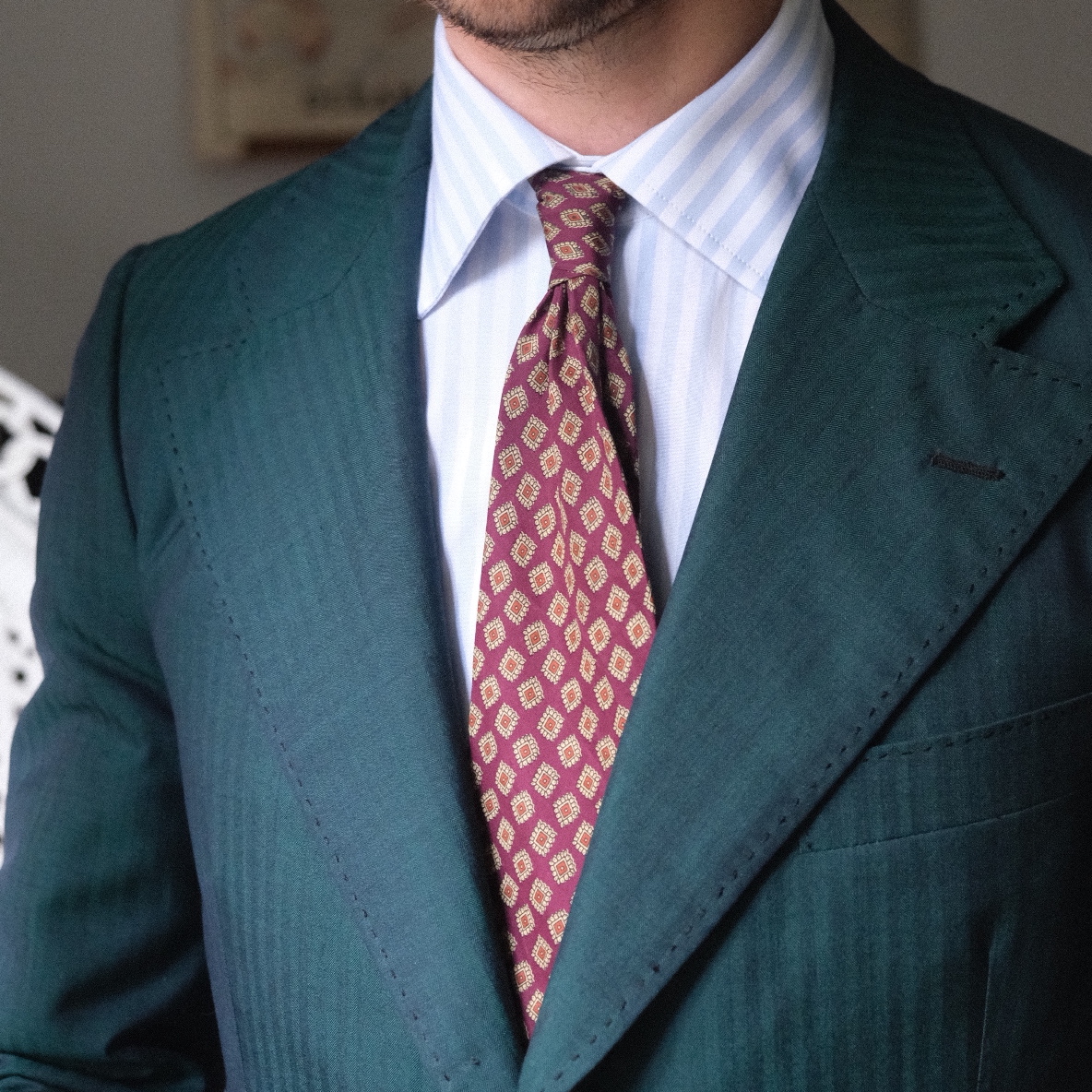 Cravate florale no name - JamaisVulgaire Héritage: cravates et costumes ...